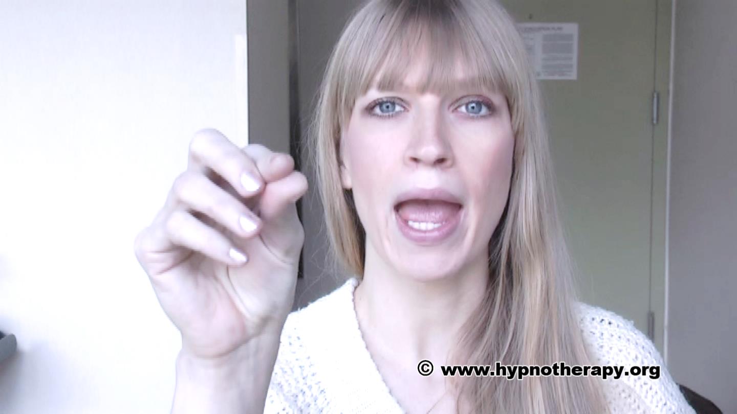 Hypnosis video. Hypnotherapy for mental block. Female Hypnotist